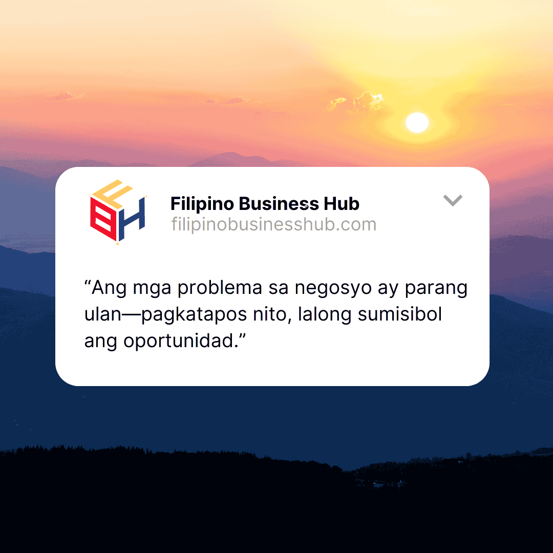Business Tagalog Motivational Quotes for Success