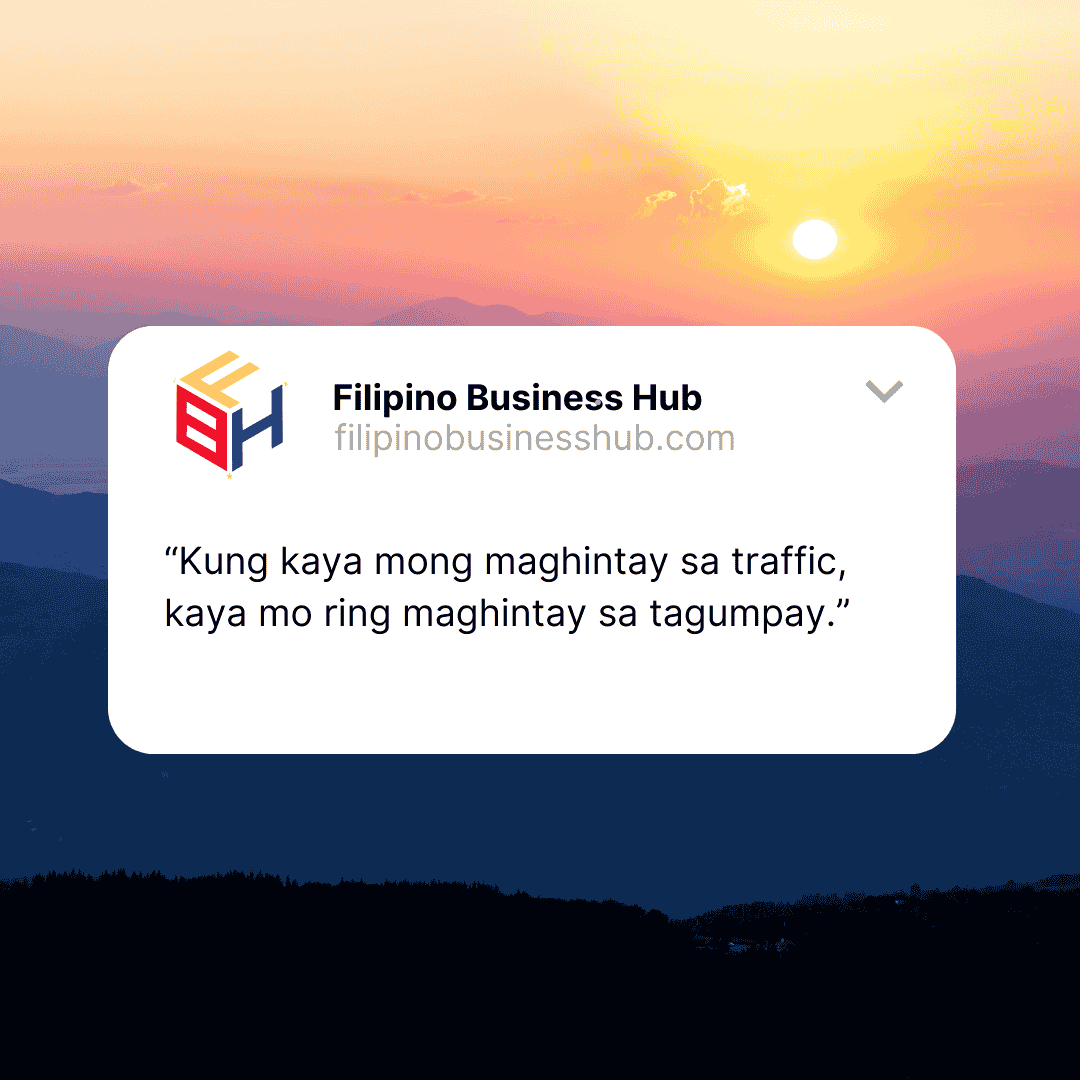 Business Tagalog Motivational Quotes for Success
